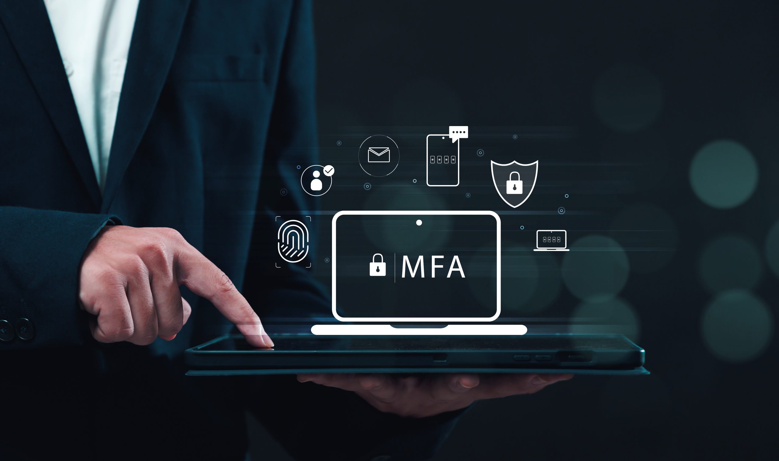Multiple factor authentication MFA method using portable devices to protect data and account on ...